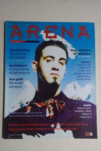 Arena Magazine Issue No 8 March 1988 - Fashion Cover | eBay UK
