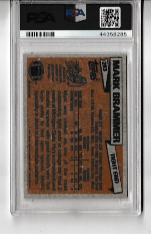 1981 TOPPS 283 MARK BRAMMER PSA 8 | eBay