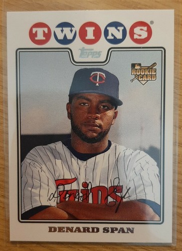2008 TOPPS DENARD SPAN ROOKIE #621 MINNESOTA TWINS | eBay