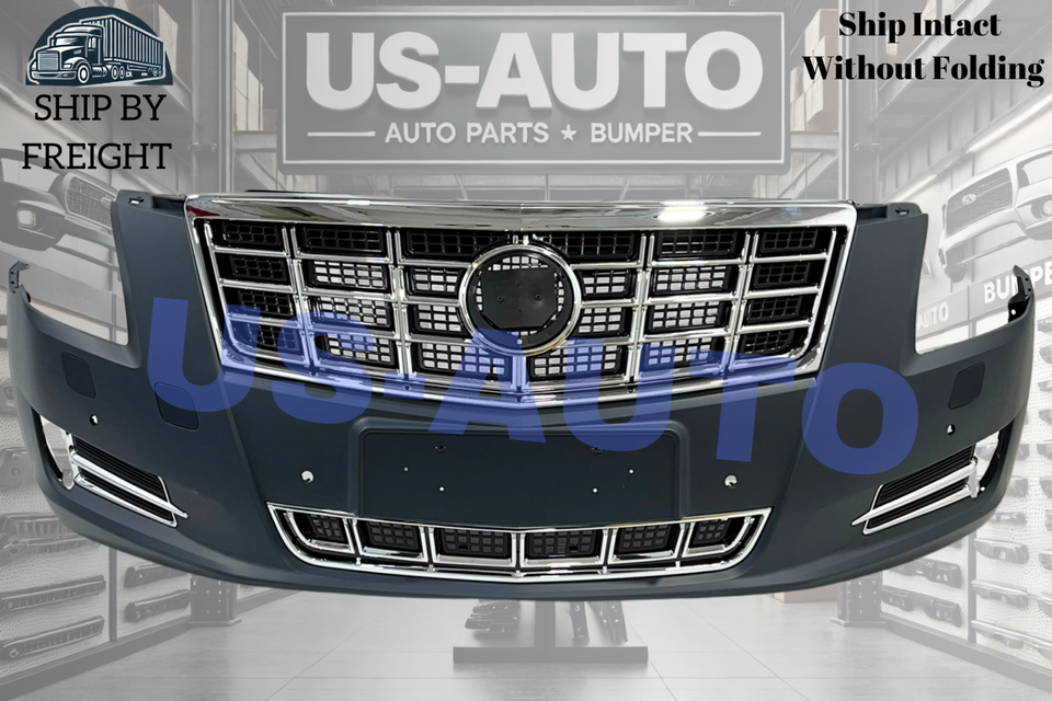 2013-2015 Cadillac XTS Fit Front Bumper Complete Assembly W/ 4 Sensor ...