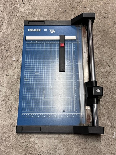 Dahle 550 Rollenschneider A4 Schnittleistung Blau Schwarz A4 80 g/m²: 20 Blatt | eBay.de