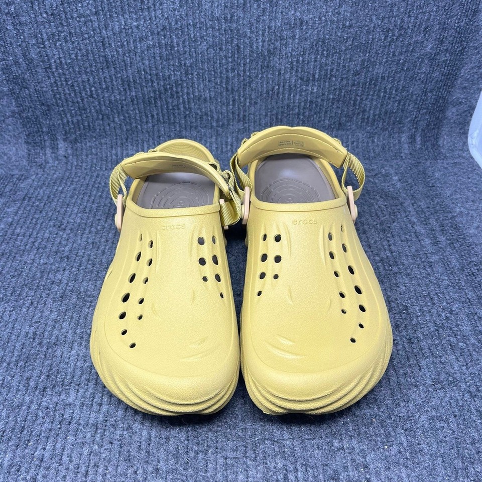 Crocs Echo Clogs Wheat Desert Grass Beige Casual Slip On Shoes Mens 13 ...
