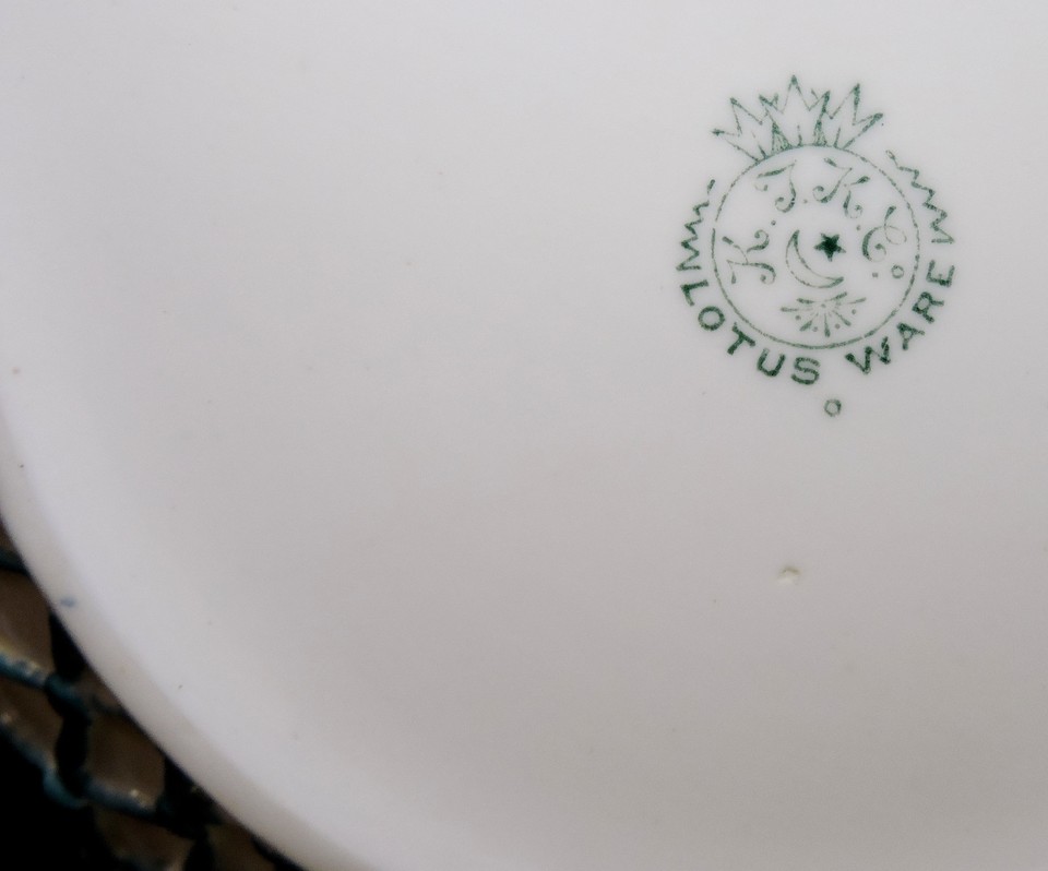 Porcelain Cider PITCHER, KTK, Lotus Ware, Knowles Taylor & Knowles ...