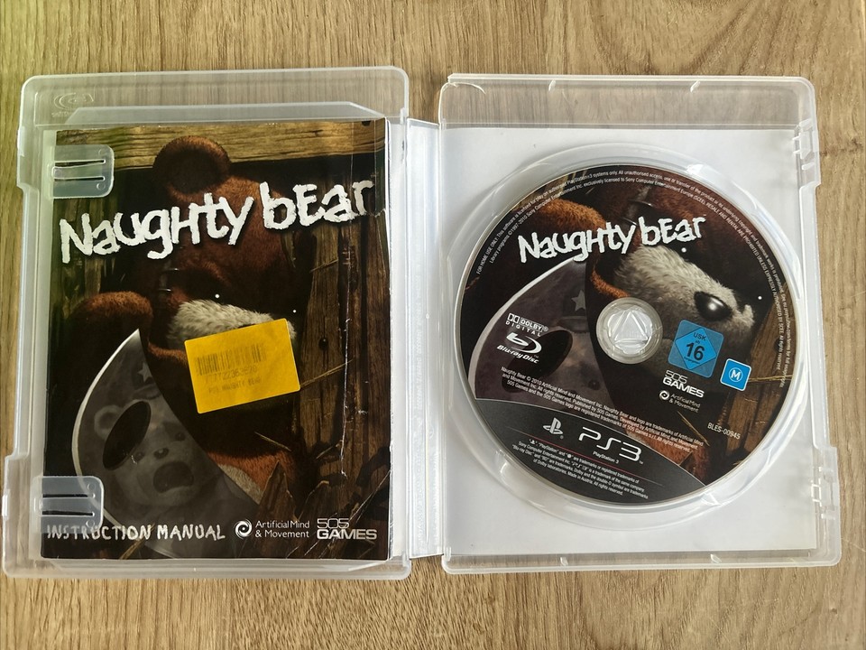 PS3 Naughty Bear PAL Complete With Manual 8023171022994 | eBay