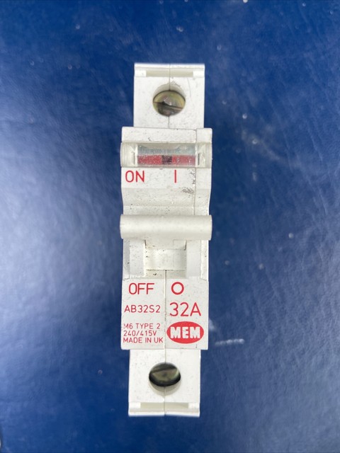 10 X MEM AB32S2 3871 Type 2 32a MCB online kaufen | eBay