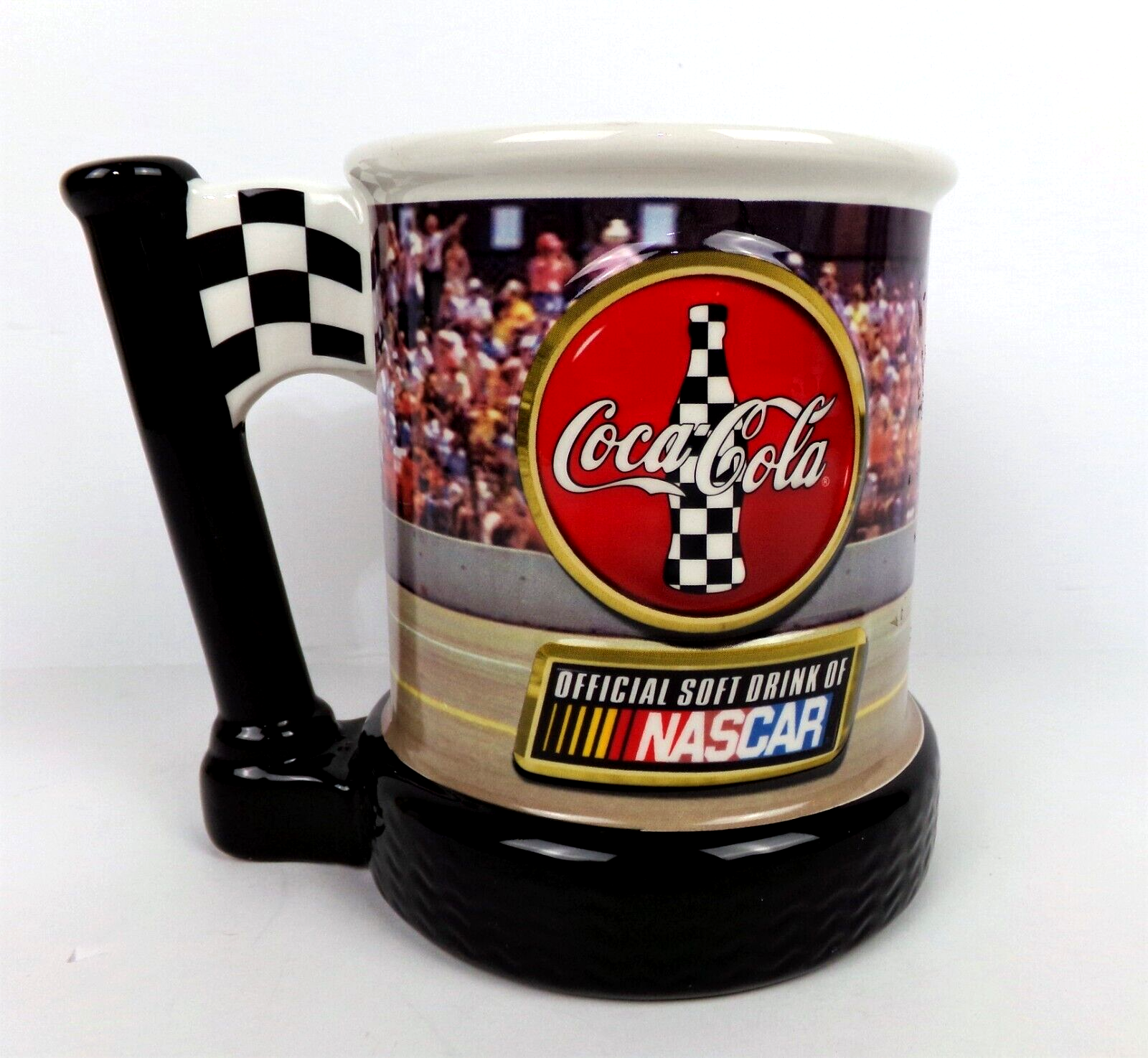 Coca-Cola Nascar Racing Family Coffee Mug Collection Flag Handle Car ...