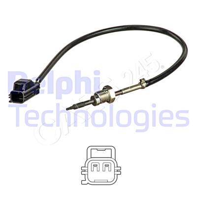 DELPHI Exhaust Gas Temperature Sensor For VOLVO S60 I V70 II Xc70 01-14 ...