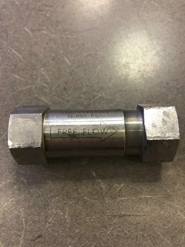 Haskel 28201-5 Cryogenic Check Valve Commerical Diving Mixed Gas SS 10 ...