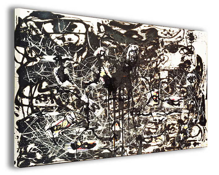 Famous Paintings Jackson Pollock IX Canvas Prints Famous Reproductions ...