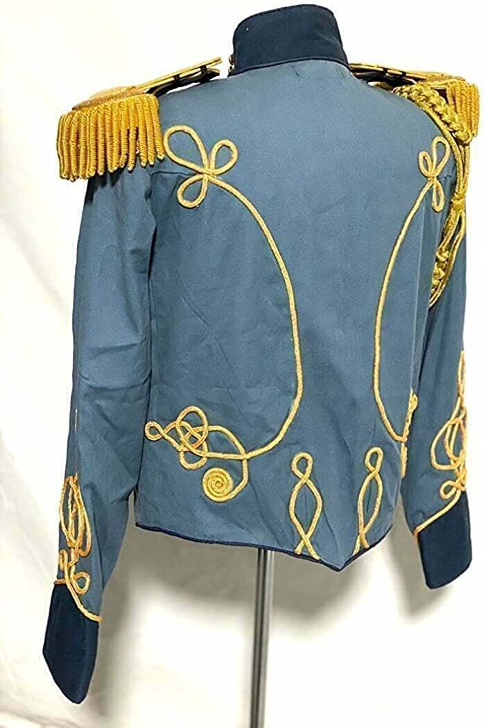 Ceremonial Gold Braiding Hussar Jacket Fringes Gold Epaulettes With ...