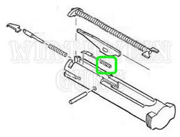 Ruger Mark I II III 22/45 Rebound Spring 61049 MA12100 for sale online ...