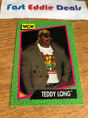 IMPEL MARKETING 1991 WCW GENERAL MANAGER TEDDY LONG CARD153 EXCELLENT ...