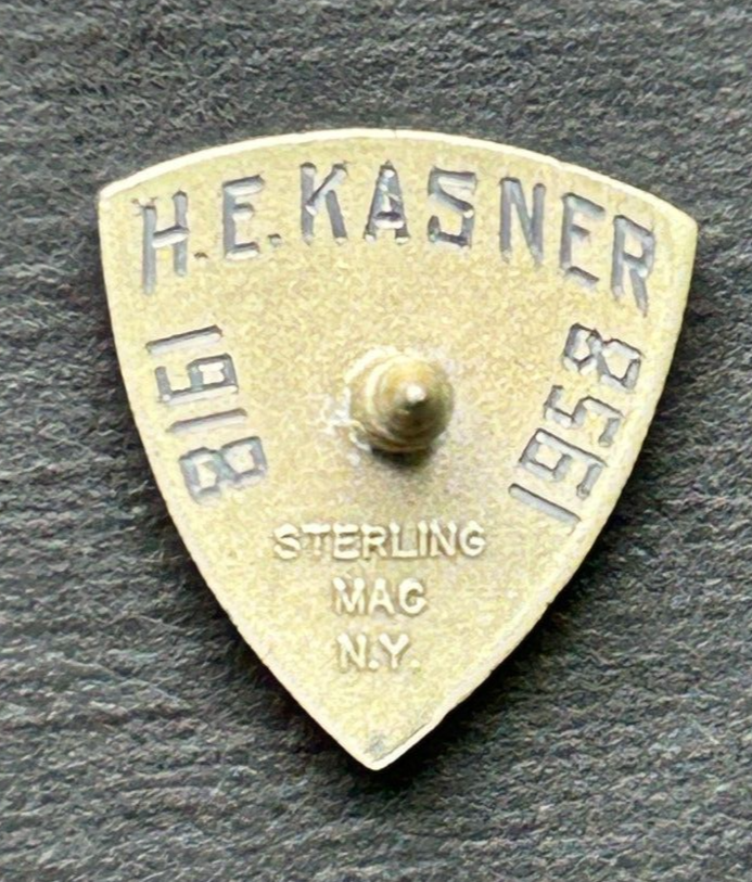 Pennsylvania Railroad 40 Year Service Pin Sterling Silver Presented ...