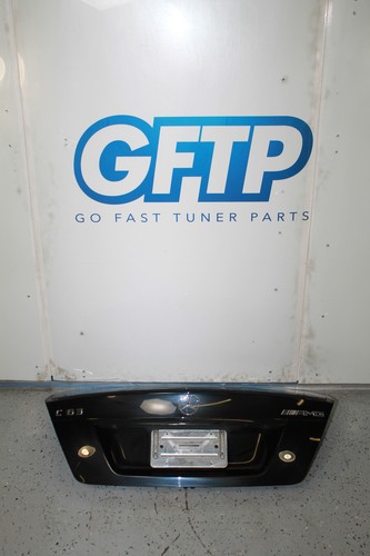 08-14 MERCEDES BENZ C63 AMG W204 BLACK TRUNK DECK LID SHELL 2047500075 ...