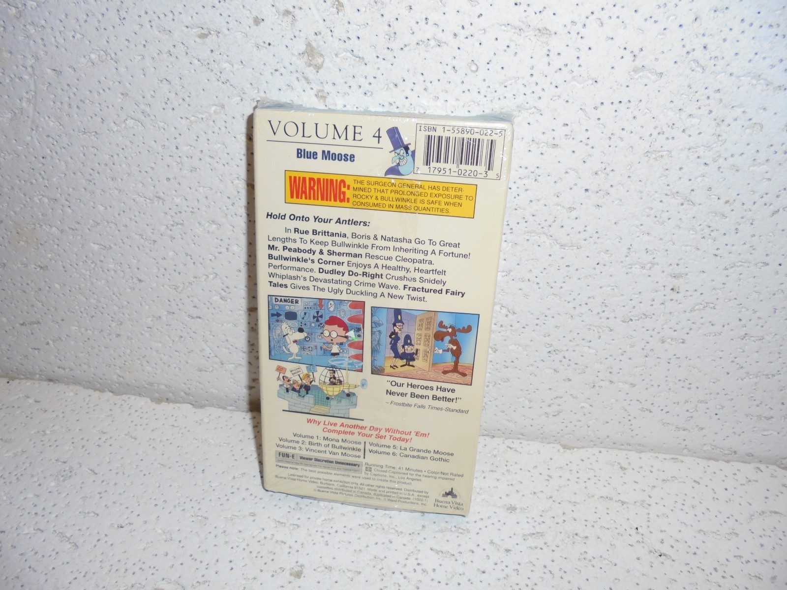 The Adventures of Rocky Bullwinkle - Vol. 4: Blue Moose (VHS, 1991) for ...