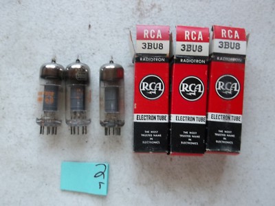 LOT OF 3 NEW IN BOX RCA ELECTRON TUBE 3BU8 (336) | eBay