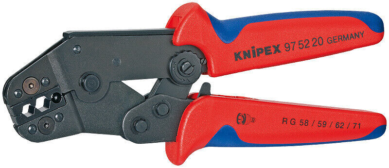 KNIPEX 97 52 20 High Leverage Crimping Pliers - Red/Blue for sale ...