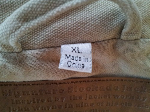 BRADFORD EXCHANGE JOHN WAYNE "THE DUKE" STOCKADE JACKET IN SIZE XL | eBay