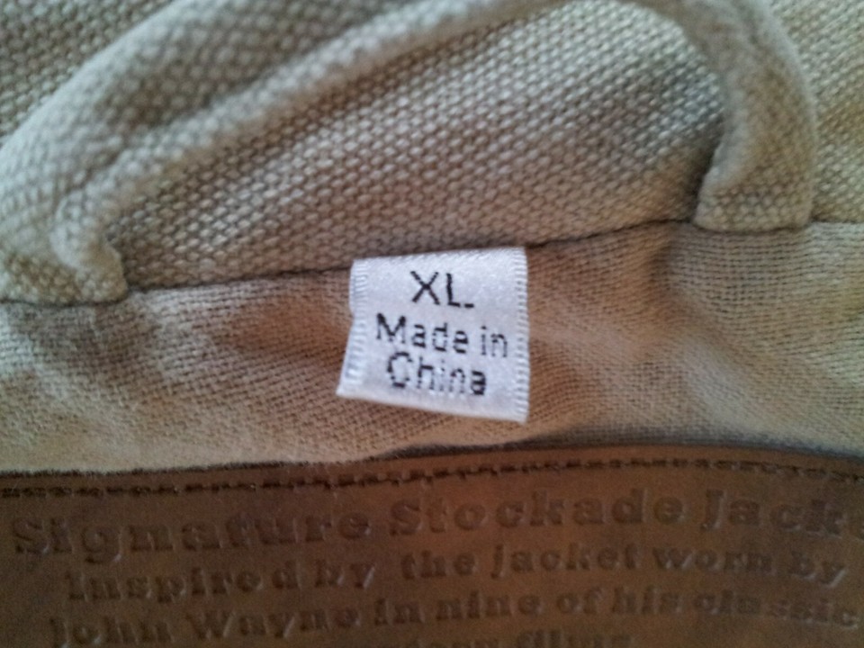 BRADFORD EXCHANGE JOHN WAYNE "THE DUKE" STOCKADE JACKET IN SIZE XL | eBay