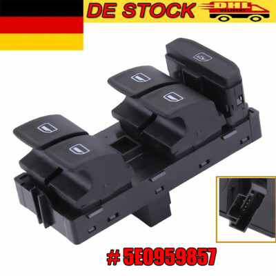 FENSTERHEBER SCHALTER 5E0959857 FÜR SKODA OCTAVIA III COMBI (5E5, 5E6 ...
