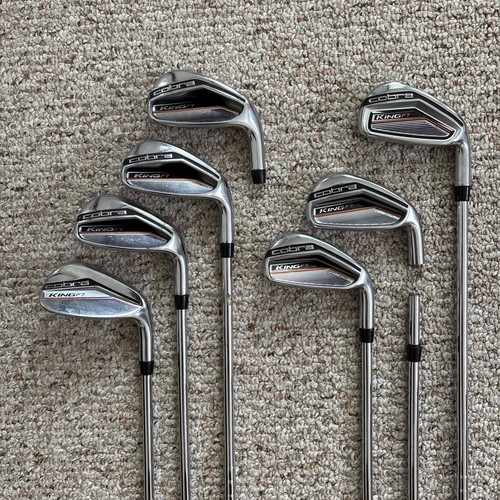 RH Cobra King F7 Iron Set 5-GW Steel Shafts S Flex - READ! | eBay