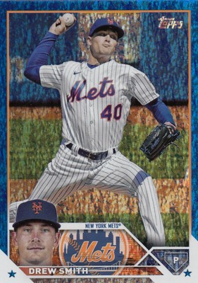 2023 Topps Update DREW SMITH Blue Foil #US30 #/999 Mets | eBay