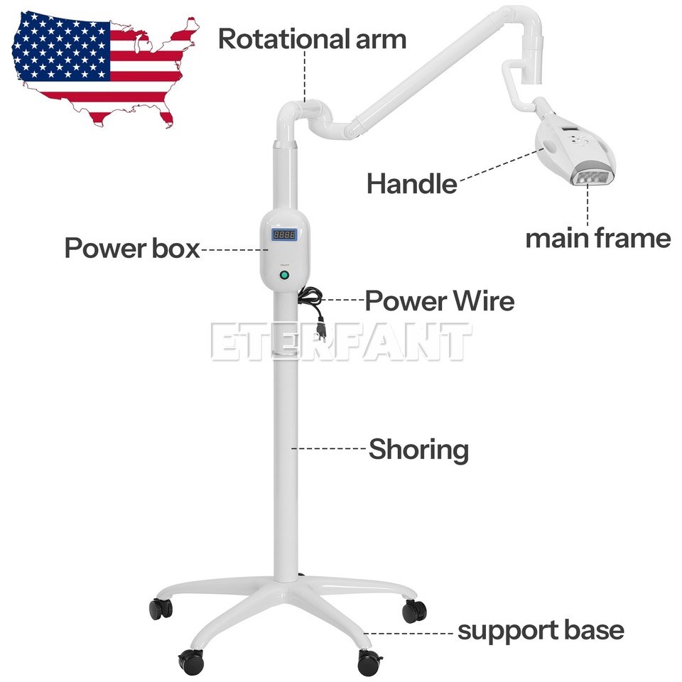 Dental Teeth Lamp Mobile Bleaching Cold LED Light Accelerator Whitening ...