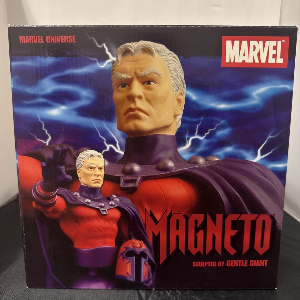 Authentic 2005 MAGNETO Bust X-Men Marvel Diamond Select Gentle Giant ...