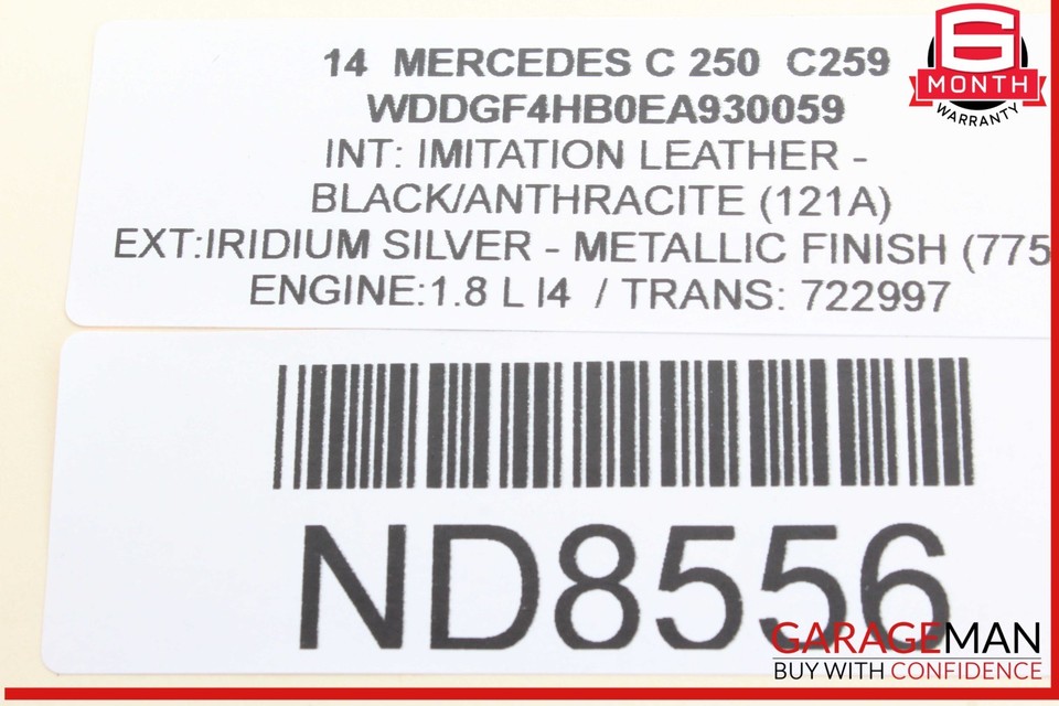 12-14 Mercedes W204 C250 C350 Steering Column Combination Switches ...