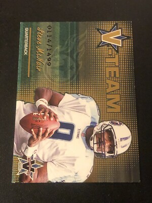 2001 Pacific Vanguard V-Team /1499 Steve McNair #25 | eBay