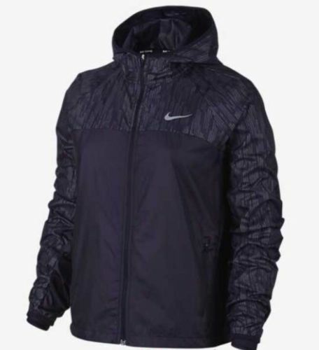 Nike Shield Flash Repel Racer Women's Reflective Print Running Jacket ...