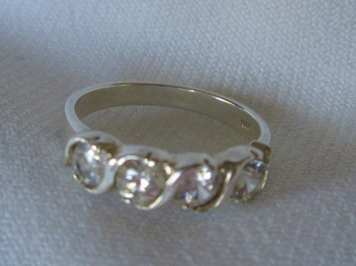 HAN 925 STERLING SILVER AND CZ RING SIZE 7 | eBay