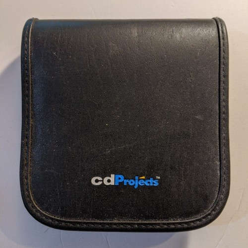 CD Projects Zipper CD Disc Case Holds 24 Discs Travel Storage DVDs ...