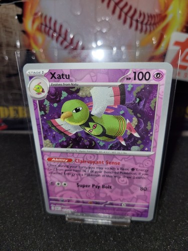Xatu Reverse Holo #072/182 2023 Scarlet & Violet Paradox Rift Pokémon ...