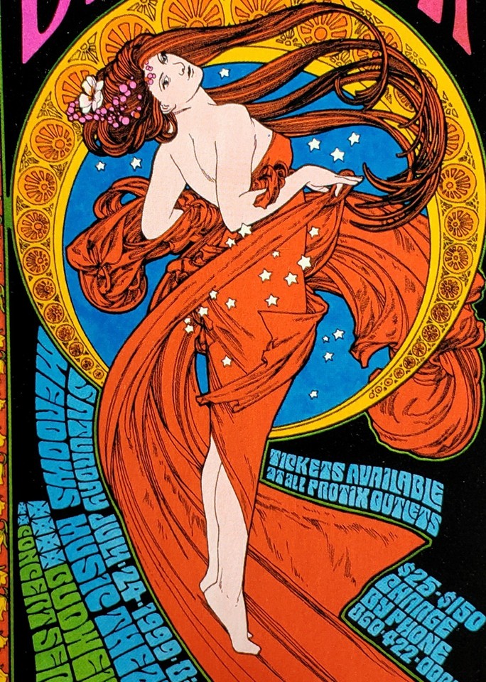 Bob Dylan/Paul Simon 1999 Concert Handbill Signed By Artist Bob Masse ...