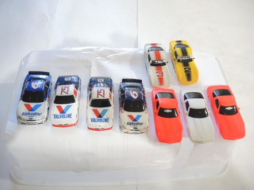 TYCO HO SLOT CAR BODIES (440x2) (4) NASCARS) (5) CORVETTES 9 Total ...