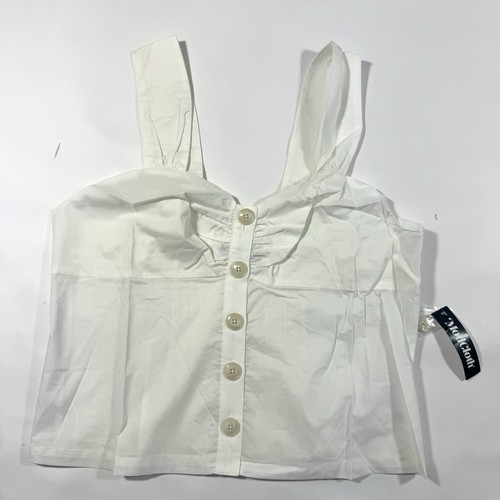 New ModCloth Serene Serenade Tank Top White Size 16W | eBay