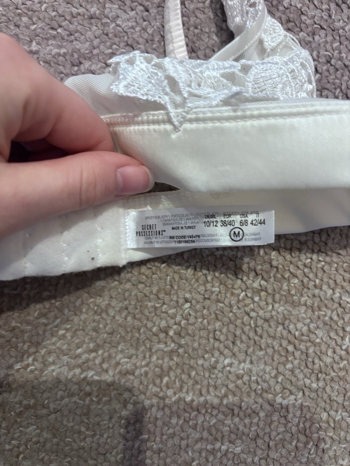 White lace floral secret possessions bralette bra lingerie underwear ...