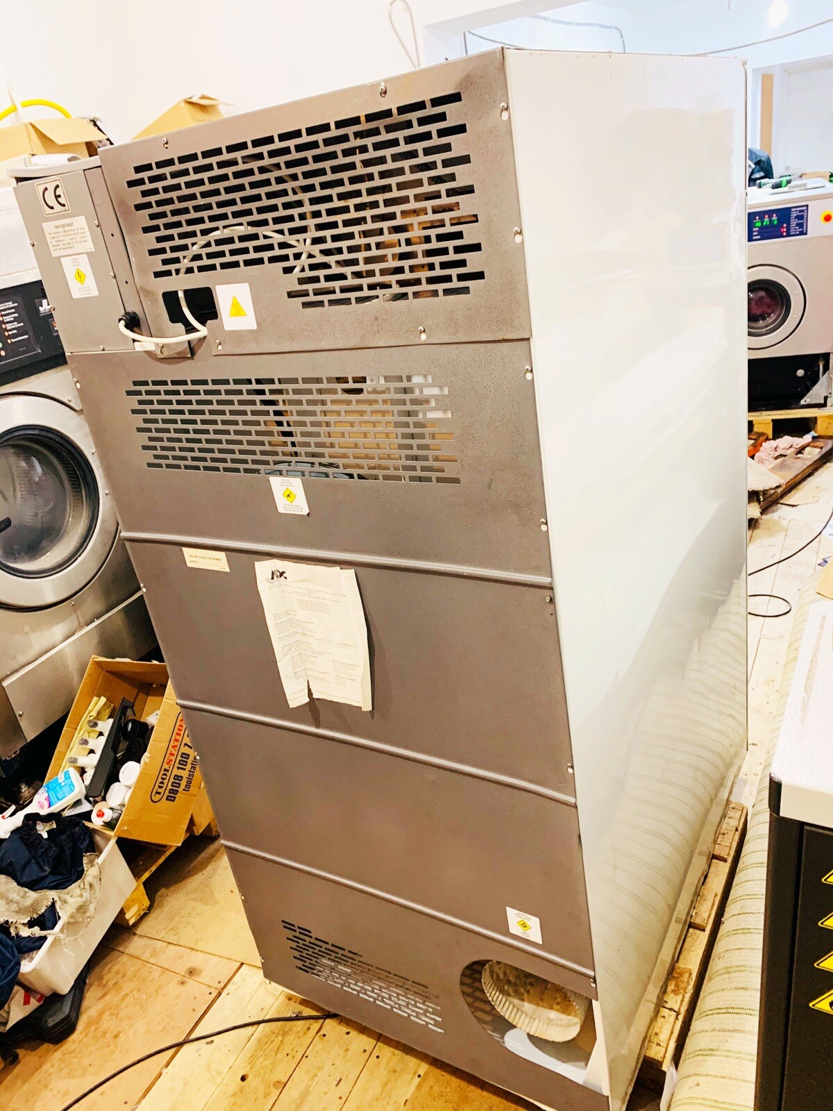 ADC D50 23kg Commercial Industrial Gas Laundry Dryer Ipso Miele Coin ...