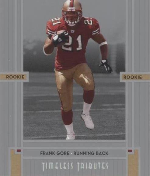 2005 Donruss Classics - Rookie Frank Gore #220 Timeless Tributes Silver ...