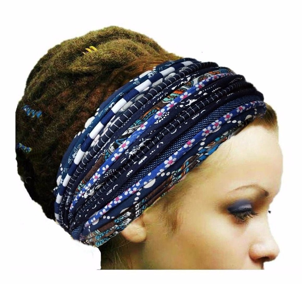 Gypsy Hippie Yoga Headband Chemo Headwear Wide Head Wrap Turban ...