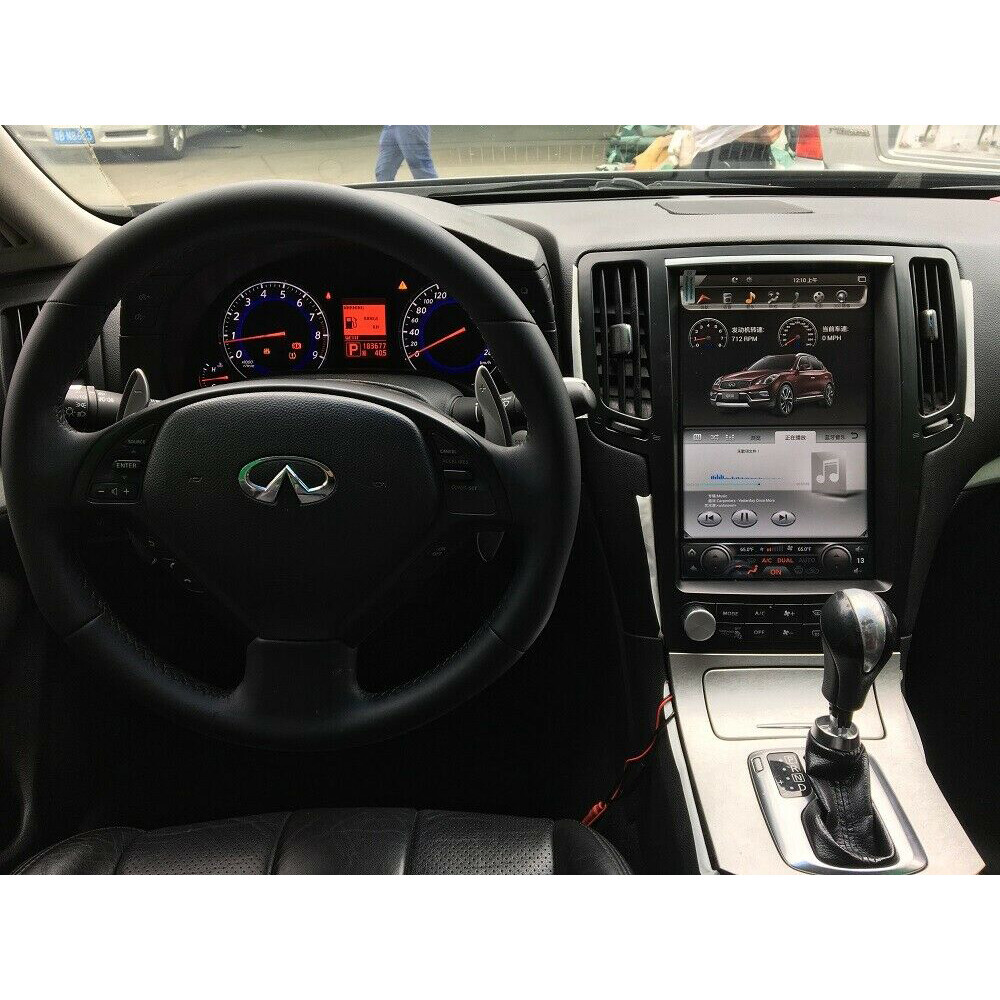 12.1" Android Tesla Vertical Screen Car Gps Radio For Infiniti G35 G37 ...