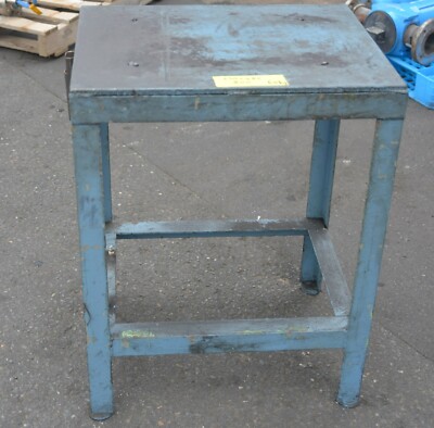 Heavy duty table machine plinth stand thick steel top 650 x 480 x 800 ...