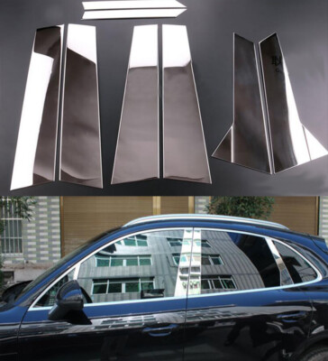 Stainless Steel Car Window Pillar Cover Trim fit for Macan 2015-2021 | eBay
