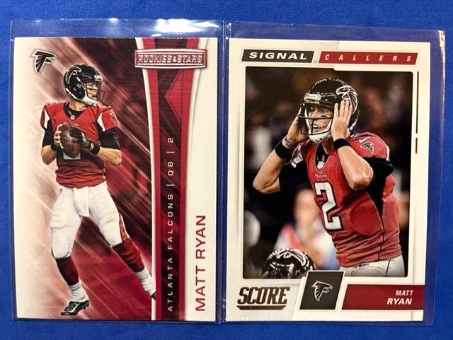 NFL - Matt Ryan 2017 Panini Rookies & Stars & 2017 Panini Score Signal ...