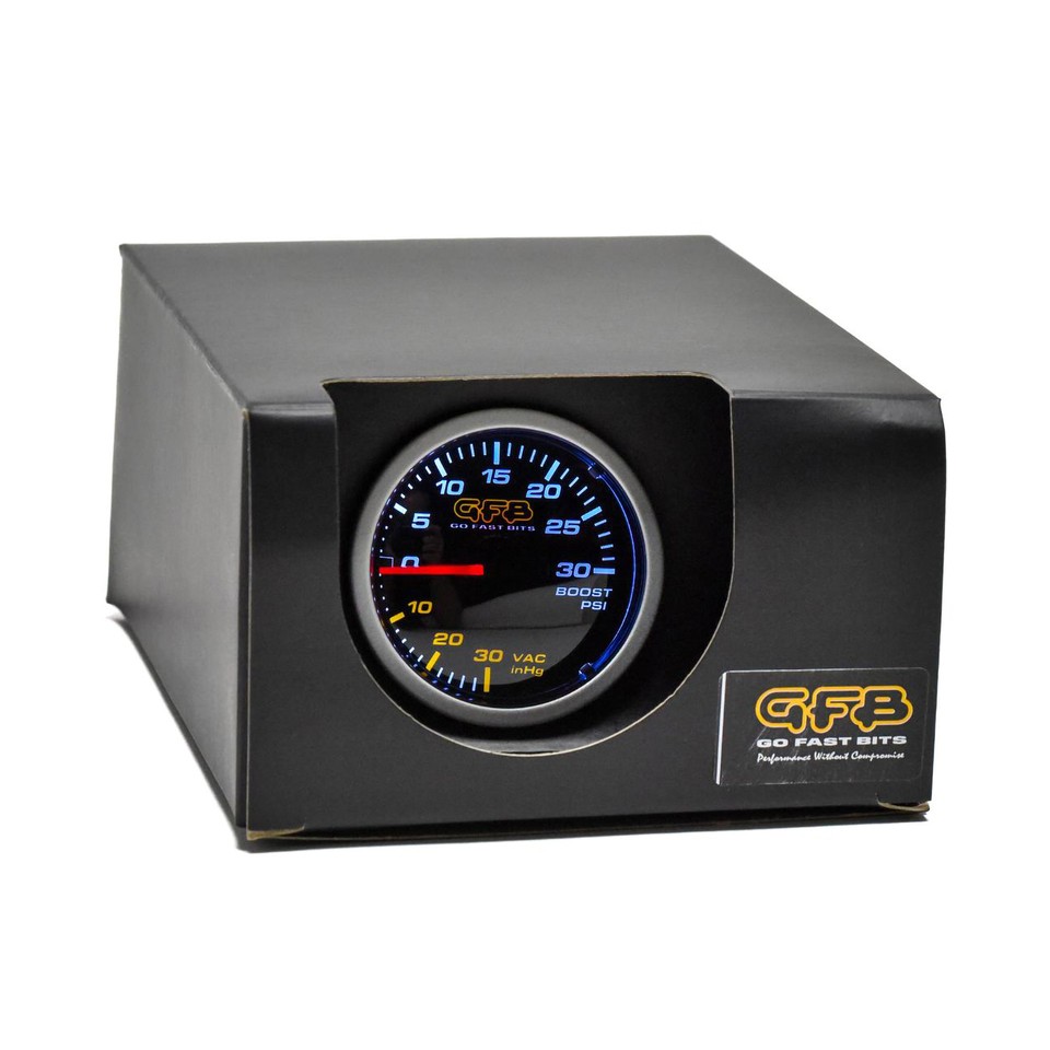 GFB Turbo Boost Pressure 52mm Gauge - Mechanical, 0-30 PSI, LED Backlight | eBay UK