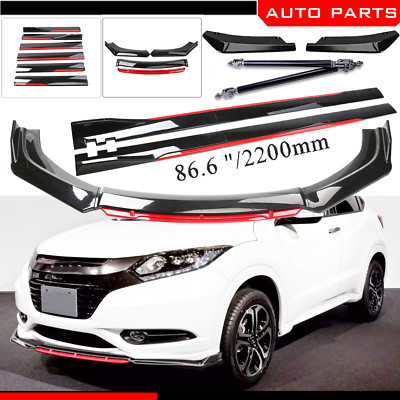 For Honda HRV CRV Universal Front Bumper Lip Spoiler Splitter Side ...