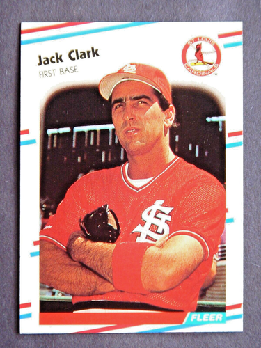 Jack Clark #26 Fleer 1988 Baseball Card (St Louis Cardinals) | eBay