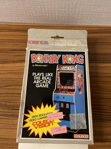 DONKEY KONG - Colecovision BOX AND GAME RARE SEE PICS | eBay
