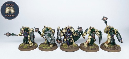 Warhammer 40k - 5 Dark Angel Deathwing Knights Terminators - Painted | eBay